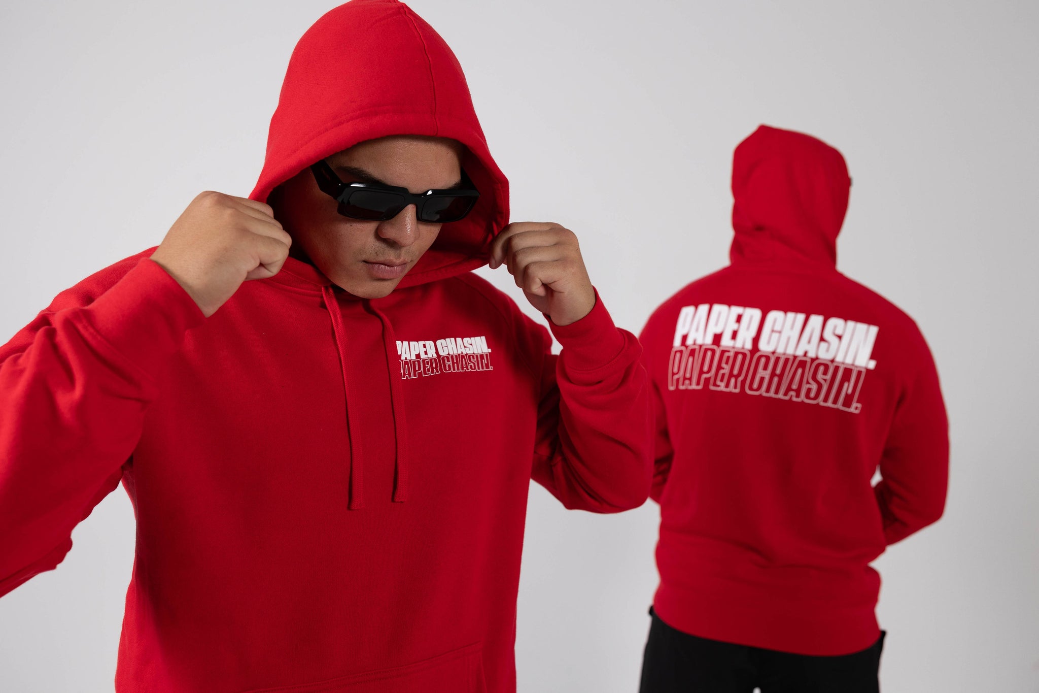 PAPER CHASIN - HOODIE / RED – PAPER CHASIN 09